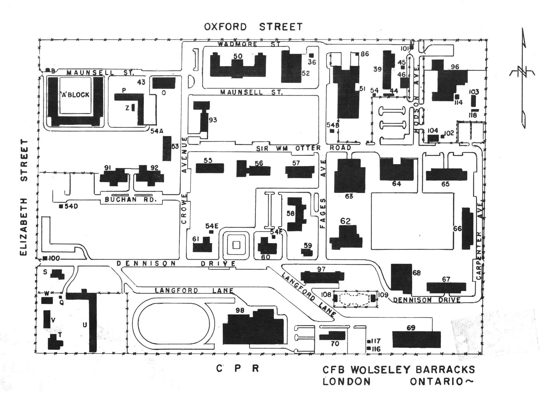 Wolseley Barracks; pre-1992